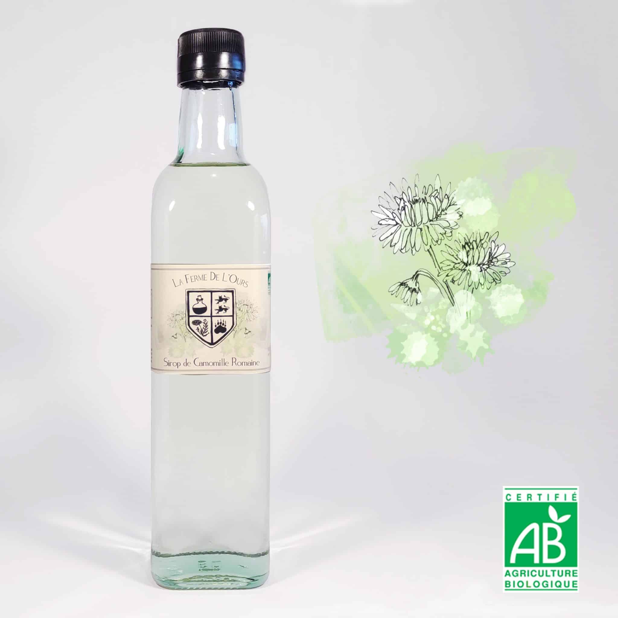 Sirop Bio - Camomille romaine - La Ferme de l'Ours